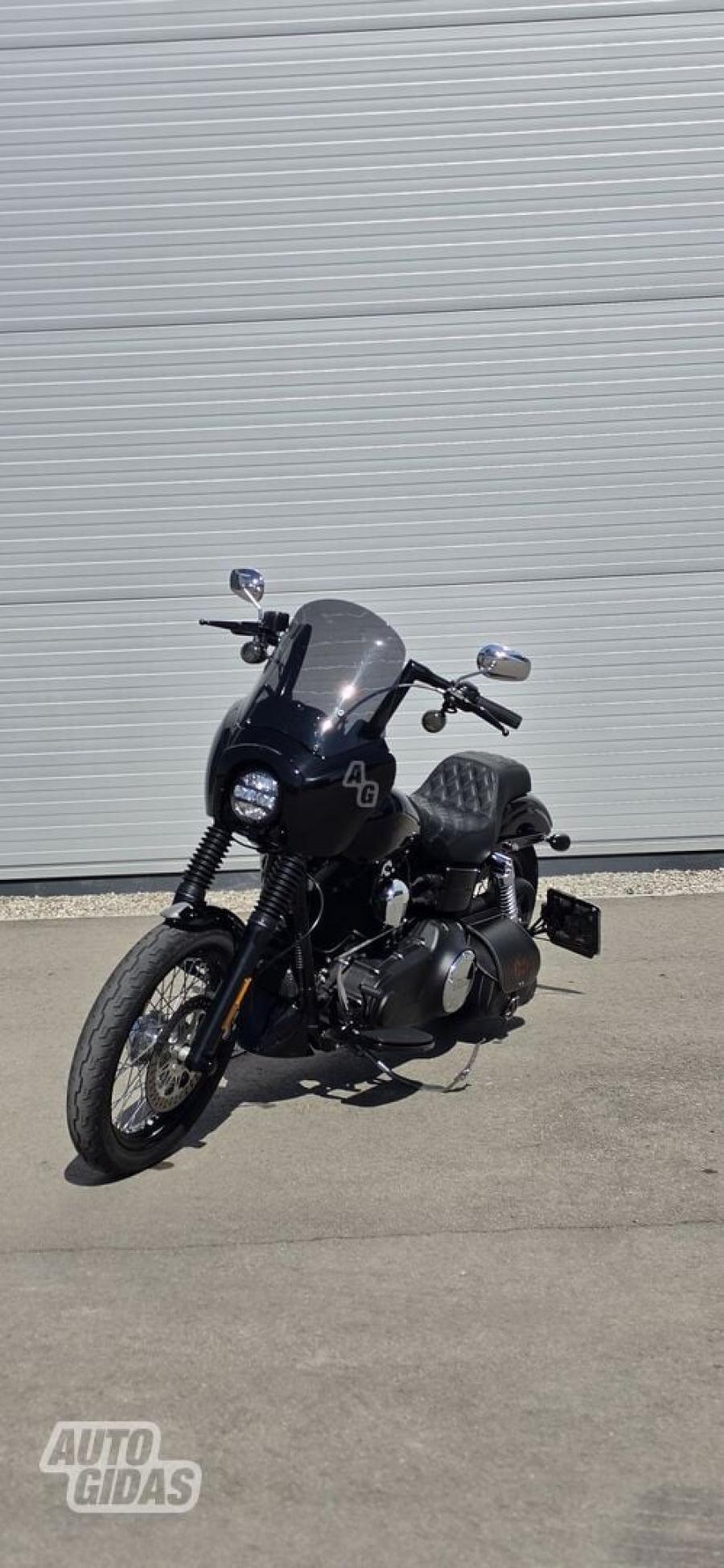 Melns Harley-Davidson Dyna Street Bob 2017 Klaipėda, ar dzinēja tilpumu 1.70 L un nobraukumu 20 tūkst. km par 7200 €, foto 6 vietnē AUTOMOTO.COM.LV