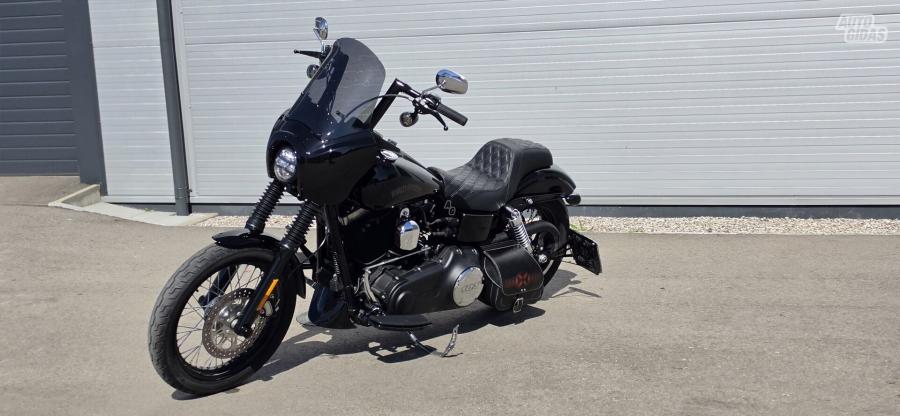 Melns Harley-Davidson Dyna Street Bob 2017 Klaipėda, ar dzinēja tilpumu 1.70 L un nobraukumu 20 tūkst. km par 7200 €, foto 9 vietnē AUTOMOTO.COM.LV