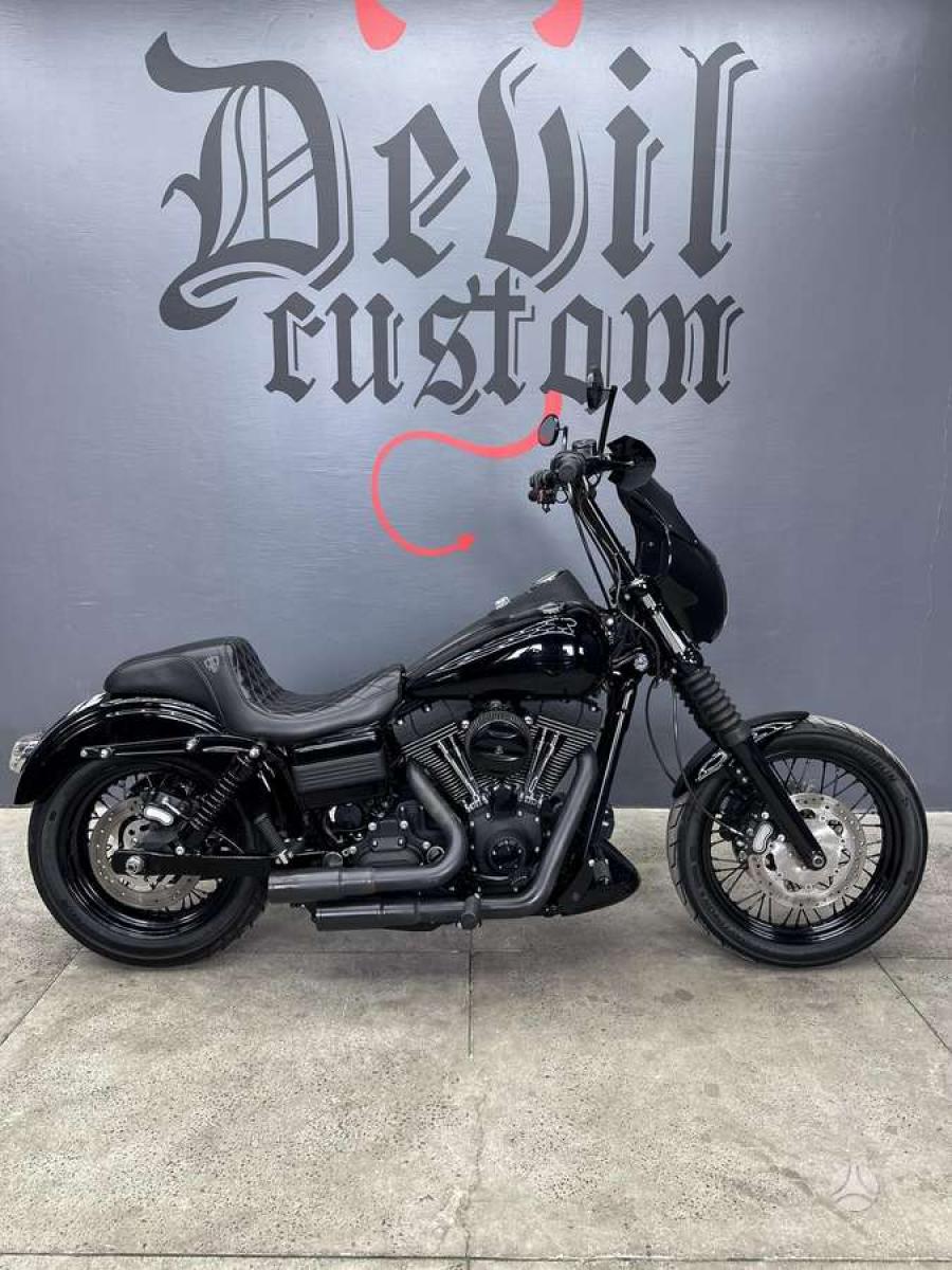 Harley-Davidson Dyna Street Bob 2015 Kauņa, ar dzinēja tilpumu 1.70 L un nobraukumu 45 tūkst. km par 9200 €, foto 1 vietnē AUTOMOTO.COM.LV