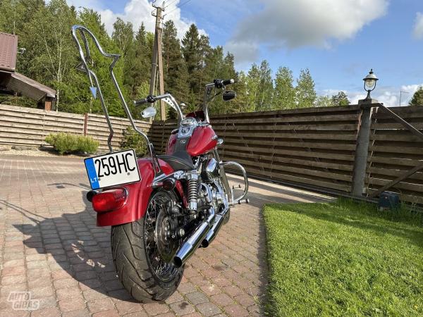 Sarkans Harley-Davidson Dyna Street Bob 2009 Mažeikiai, ar dzinēja tilpumu 1.58 L un nobraukumu 0 tūkst. km par 6000 €, foto 5 vietnē AUTOMOTO.COM.LV