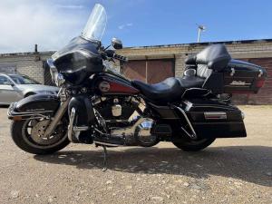Black Harley-Davidson Electra Glide 1993 in Naujoji Akmene, with an engine capacity of 1.34 L and mileage of 66 thousand km for 6000 €, photo 7 on AUTOMOTO.COM.LV