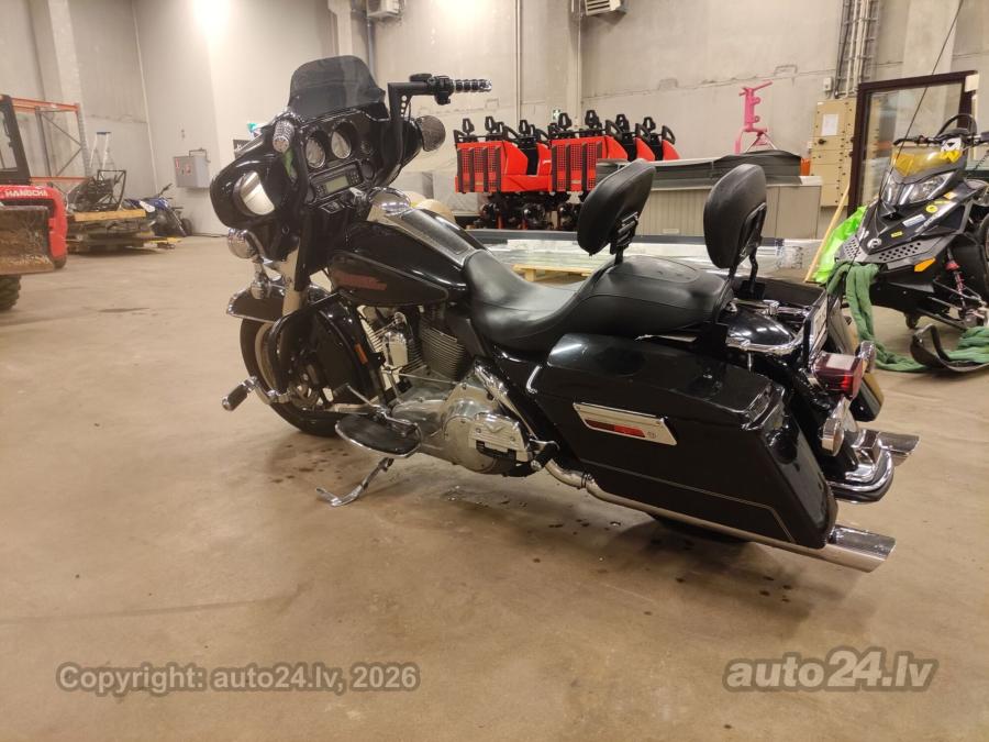 Black Harley-Davidson Electra Glide 2008 in Tallinn, with an engine capacity of 1.60 L and mileage of 50 thousand km for 8500 €, photo 5 on AUTOMOTO.COM.LV