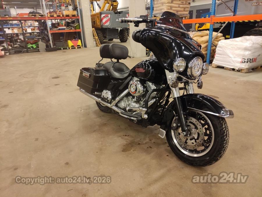 Black Harley-Davidson Electra Glide 2008 in Tallinn, with an engine capacity of 1.60 L and mileage of 50 thousand km for 8500 €, photo 8 on AUTOMOTO.COM.LV