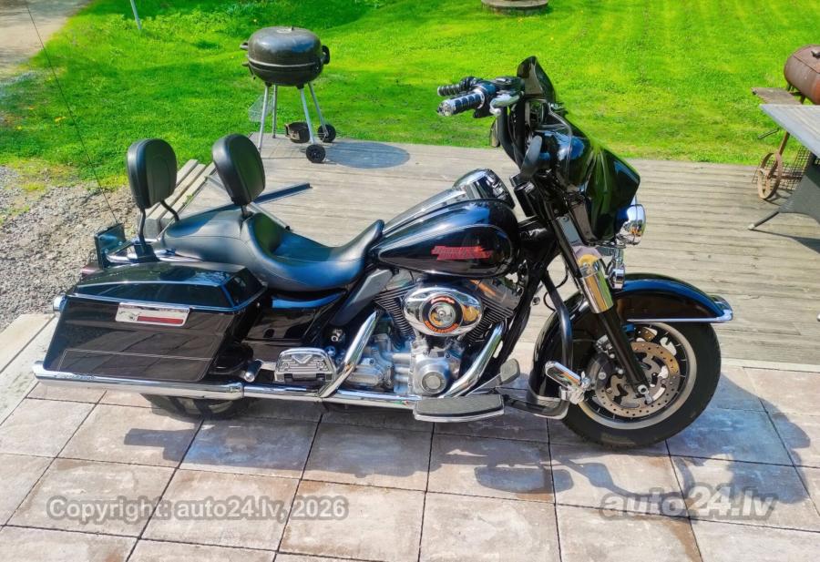 Black Harley-Davidson Electra Glide 2008 in Tallinn, with an engine capacity of 1.60 L and mileage of 50 thousand km for 8500 €, photo 9 on AUTOMOTO.COM.LV