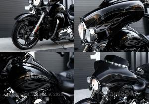 Black Harley-Davidson Electra Glide 2011 in Tallinn, with an engine capacity of 1.69 L and mileage of 18 thousand km for 11990 €, photo 30 on AUTOMOTO.COM.LV