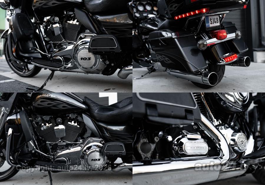 Black Harley-Davidson Electra Glide 2011 in Tallinn, with an engine capacity of 1.69 L and mileage of 18 thousand km for 11990 €, photo 31 on AUTOMOTO.COM.LV