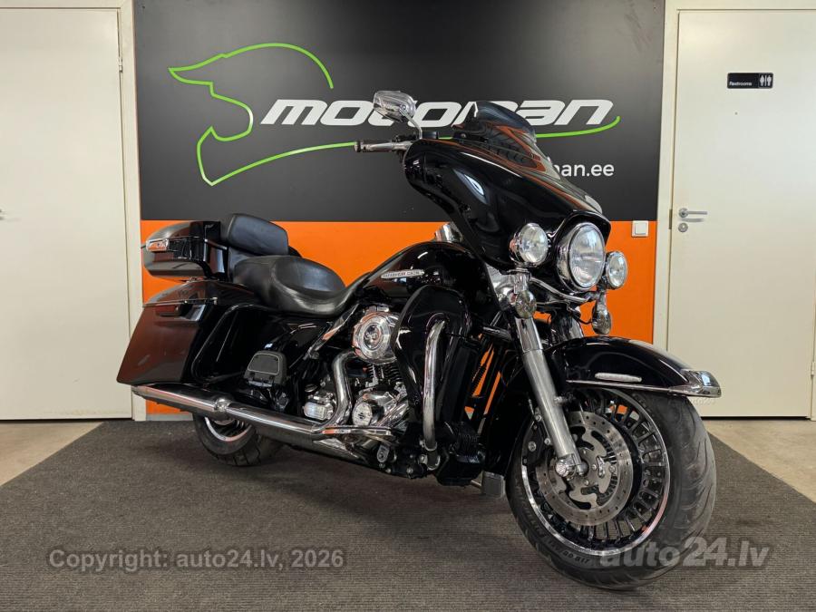 Black Harley-Davidson Electra Glide 2013 in Tartu, with an engine capacity of 1.69 L and mileage of 38 thousand km for 9990 €, photo 1 on AUTOMOTO.COM.LV