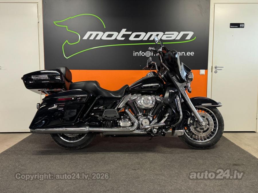 Black Harley-Davidson Electra Glide 2013 in Tartu, with an engine capacity of 1.69 L and mileage of 38 thousand km for 9990 €, photo 3 on AUTOMOTO.COM.LV
