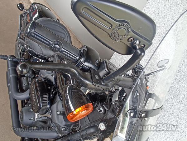 Melns Harley-Davidson Fat Bob 2017 Pērnava, ar dzinēja tilpumu 1.87 L un nobraukumu 18 tūkst. km par 18500 €, foto 4 vietnē AUTOMOTO.COM.LV