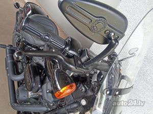 Melns Harley-Davidson Fat Bob 2017 Pērnava, ar dzinēja tilpumu 1.87 L un nobraukumu 18 tūkst. km par 18500 €, foto 5 vietnē AUTOMOTO.COM.LV