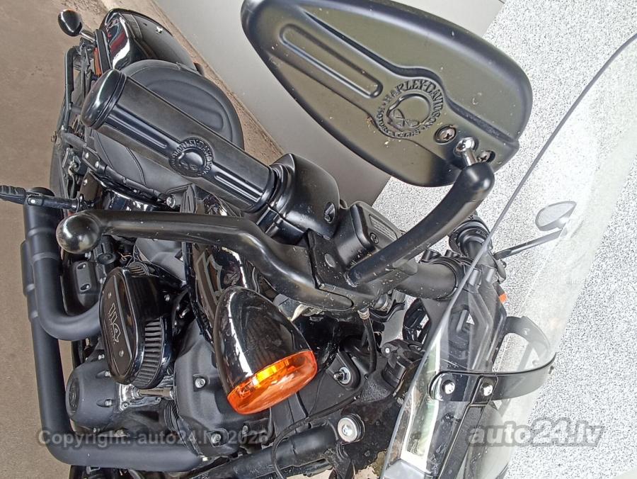 Melns Harley-Davidson Fat Bob 2017 Pērnava, ar dzinēja tilpumu 1.87 L un nobraukumu 18 tūkst. km par 18500 €, foto 5 vietnē AUTOMOTO.COM.LV