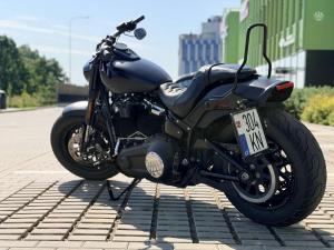 Melns Harley-Davidson Fat Bob 2021 Viļņa, ar dzinēja tilpumu 1.87 L un nobraukumu 15 tūkst. km par 13300 €, foto 4 vietnē AUTOMOTO.COM.LV