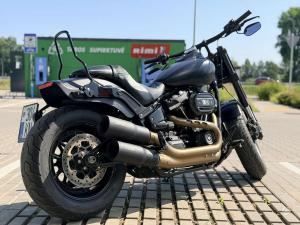 Melns Harley-Davidson Fat Bob 2021 Viļņa, ar dzinēja tilpumu 1.87 L un nobraukumu 15 tūkst. km par 13300 €, foto 5 vietnē AUTOMOTO.COM.LV