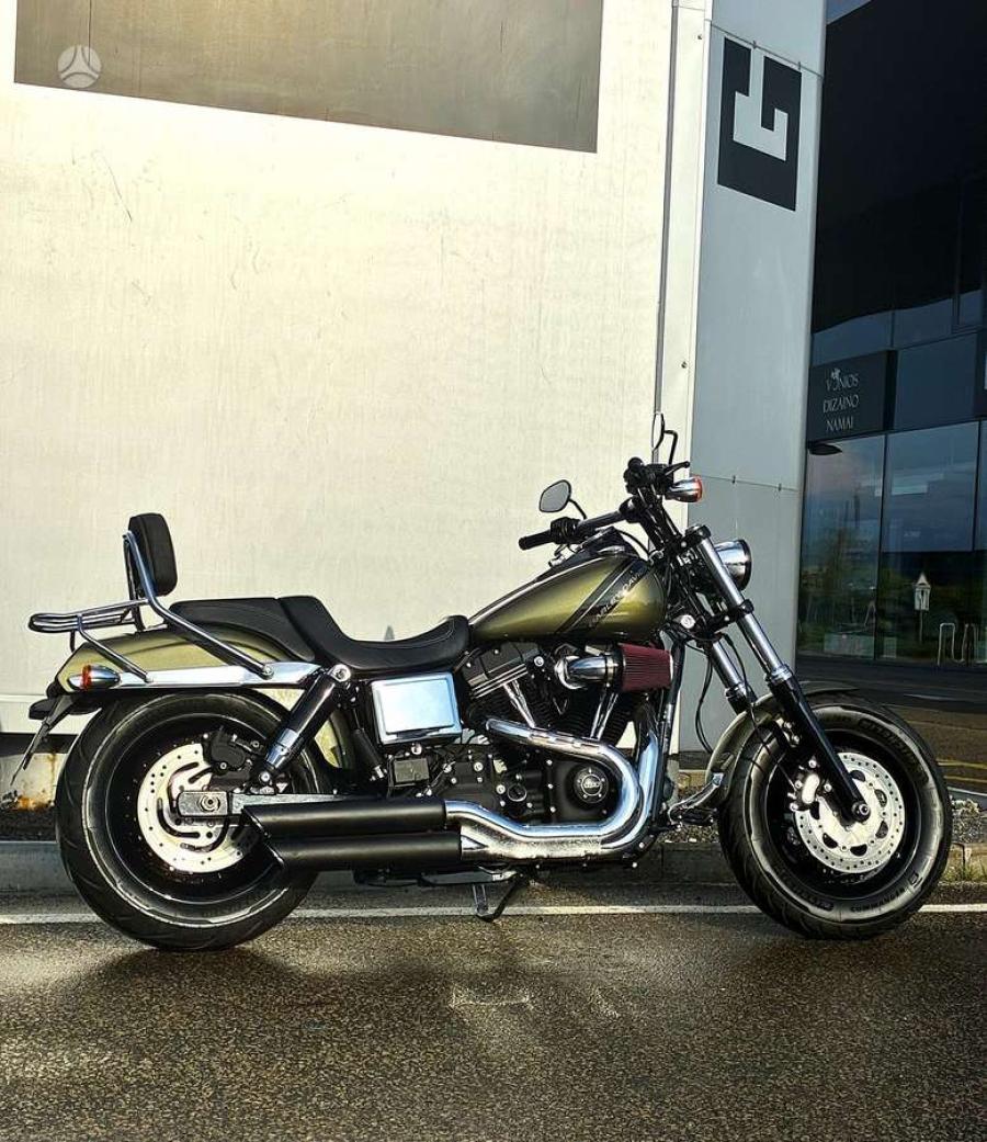Harley-Davidson Fat Bob 2016 Viļņa, ar dzinēja tilpumu 1.69 L un nobraukumu 25 tūkst. km par 8800 €, foto 3 vietnē AUTOMOTO.COM.LV