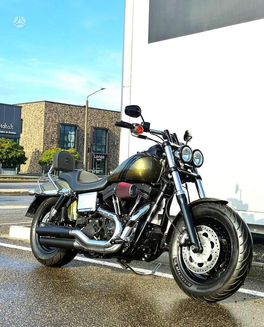 Harley-Davidson Fat Bob 2016 Viļņa, ar dzinēja tilpumu 1.69 L un nobraukumu 25 tūkst. km par 8800 €, foto 5 vietnē AUTOMOTO.COM.LV