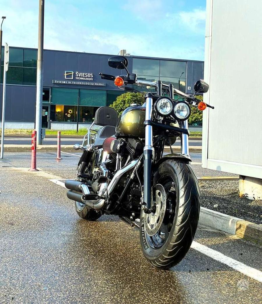 Harley-Davidson Fat Bob 2016 Viļņa, ar dzinēja tilpumu 1.69 L un nobraukumu 25 tūkst. km par 8800 €, foto 6 vietnē AUTOMOTO.COM.LV