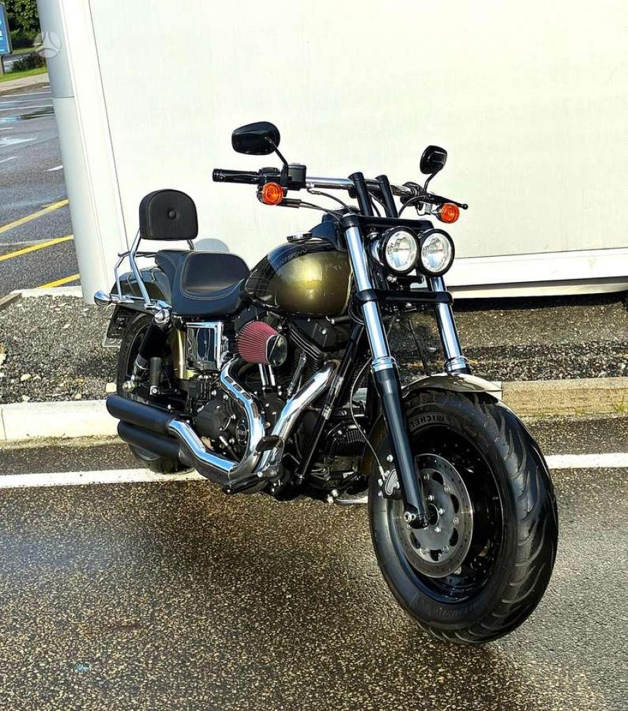 Harley-Davidson Fat Bob 2016 Viļņa, ar dzinēja tilpumu 1.69 L un nobraukumu 25 tūkst. km par 8800 €, foto 8 vietnē AUTOMOTO.COM.LV
