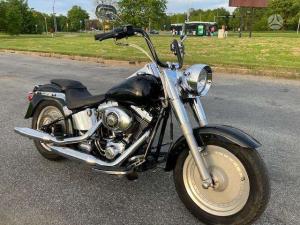 Black Harley-Davidson Fat Boy 2000 in Tallinn, with an engine capacity of 1.45 L and mileage of 45 thousand km for 5650 €, photo 5 on AUTOMOTO.COM.LV
