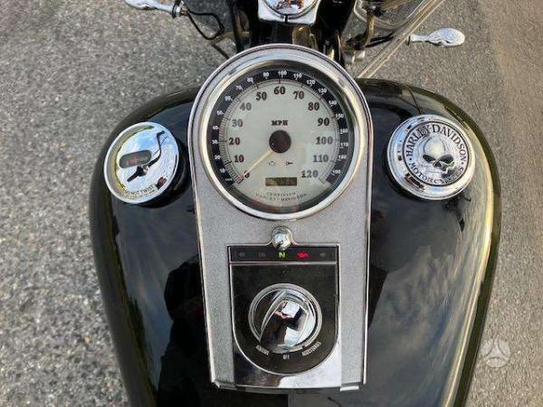 Black Harley-Davidson Fat Boy 2000 in Tallinn, with an engine capacity of 1.45 L and mileage of 45 thousand km for 5650 €, photo 6 on AUTOMOTO.COM.LV