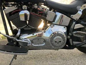 Black Harley-Davidson Fat Boy 2000 in Tallinn, with an engine capacity of 1.45 L and mileage of 45 thousand km for 5650 €, photo 8 on AUTOMOTO.COM.LV