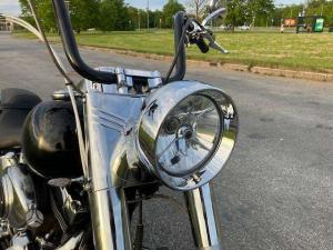 Black Harley-Davidson Fat Boy 2000 in Tallinn, with an engine capacity of 1.45 L and mileage of 45 thousand km for 5650 €, photo 10 on AUTOMOTO.COM.LV