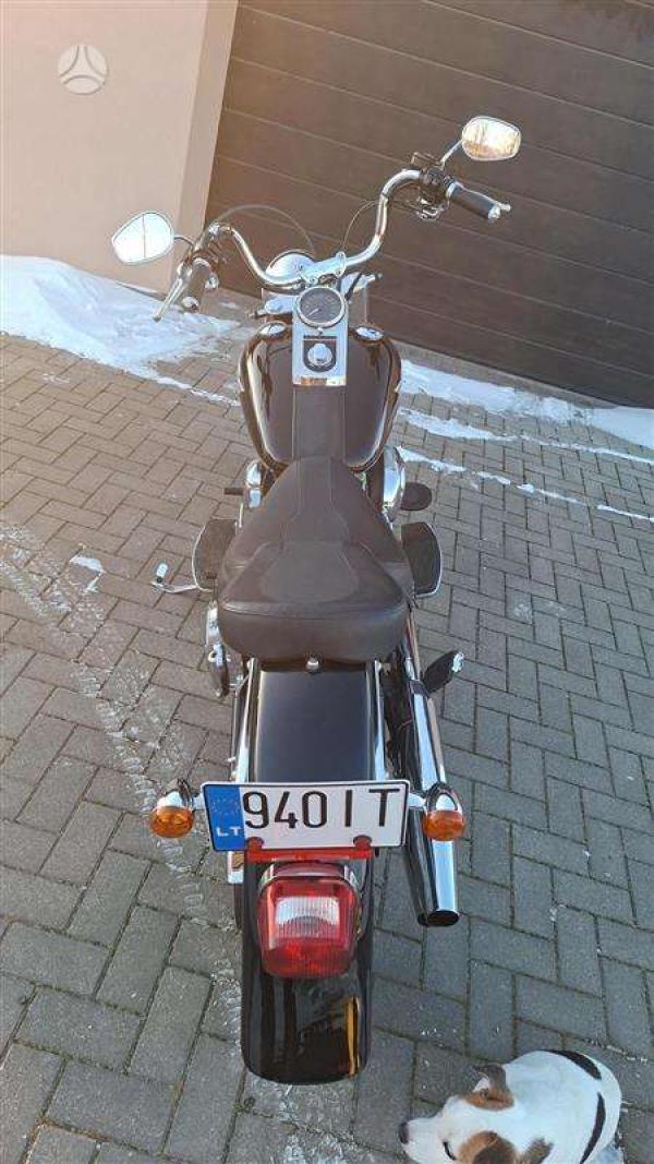 Black Harley-Davidson Fat Boy 2004 in Siauliai, with an engine capacity of 1.50 L and mileage of 55 thousand km for 7100 €, photo 11 on AUTOMOTO.COM.LV