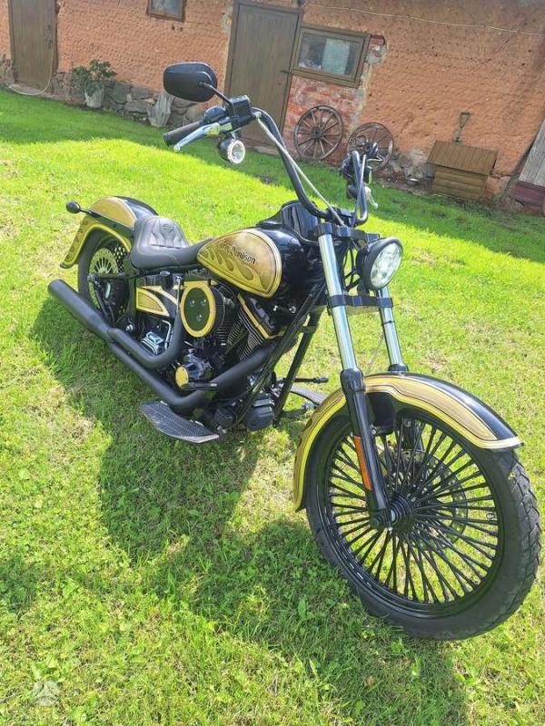 Harley-Davidson Fat Boy 2001 in Kalvarija, with an engine capacity of 1.45 L and mileage of 15 thousand km for 7000 €, photo 3 on AUTOMOTO.COM.LV