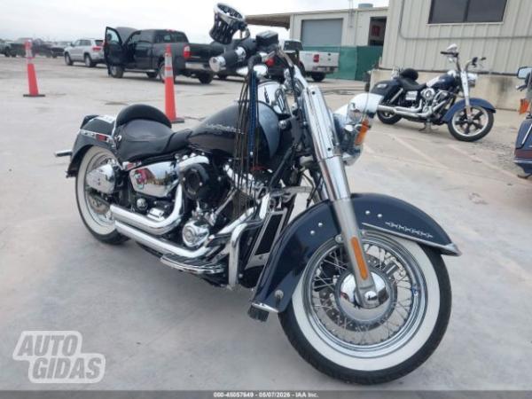 Black Harley-Davidson FLD 0 in Klaipeda, with an engine capacity of 0.00 L and mileage of 0 thousand km for 2125 €, photo 1 on AUTOMOTO.COM.LV