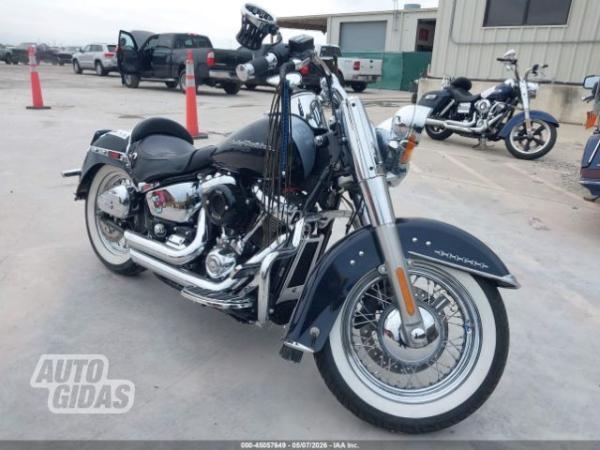 Black Harley-Davidson FLD 0 in Klaipeda, with an engine capacity of 0.00 L and mileage of 0 thousand km for 2125 €, photo 1 on AUTOMOTO.COM.LV