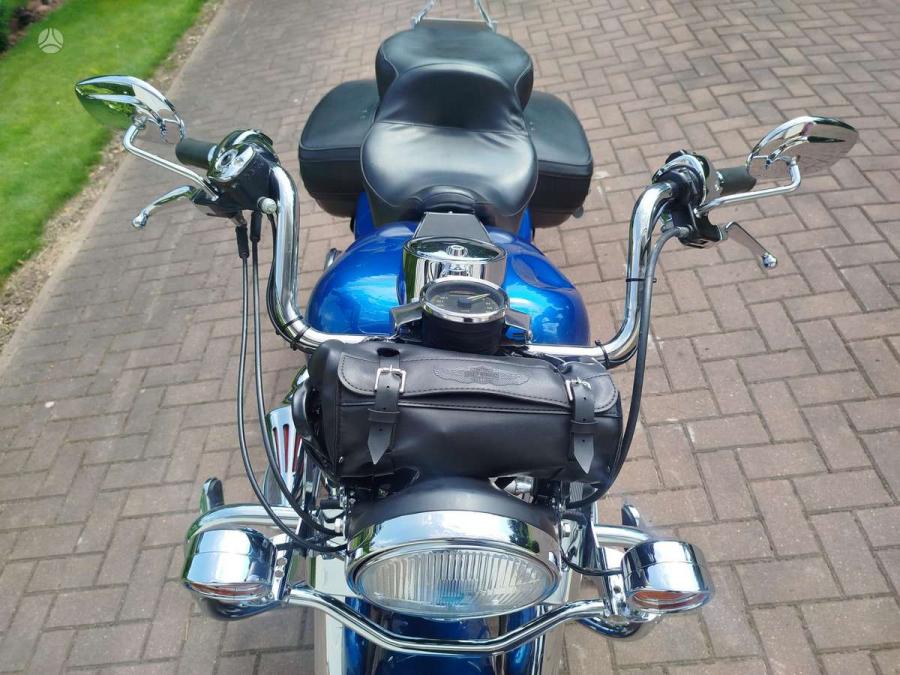 Blue Harley-Davidson FLHT 2006 in Vilnius, with an engine capacity of 1.45 L and mileage of 23 thousand km for 4400 €, photo 6 on AUTOMOTO.COM.LV