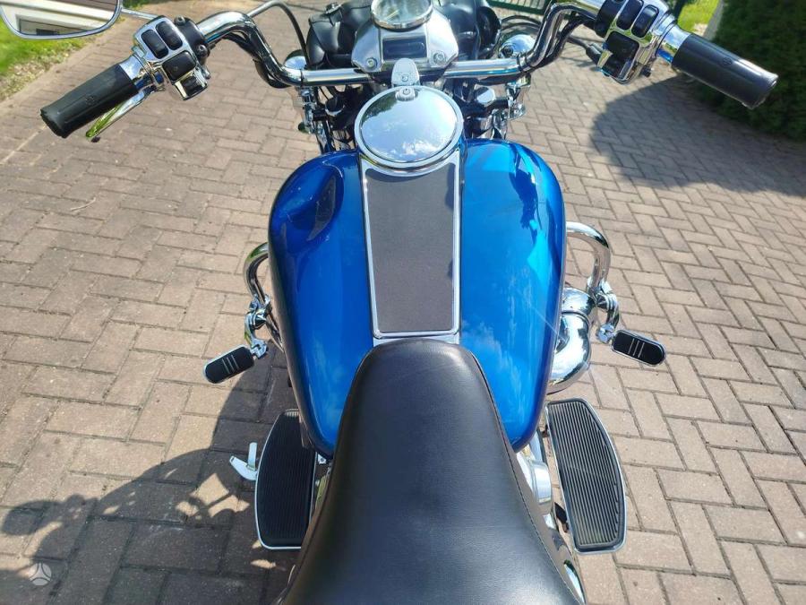 Blue Harley-Davidson FLHT 2006 in Vilnius, with an engine capacity of 1.45 L and mileage of 23 thousand km for 4400 €, photo 8 on AUTOMOTO.COM.LV