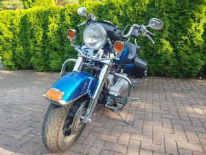 Blue Harley-Davidson FLHT 2006 in Vilnius, with an engine capacity of 1.45 L and mileage of 23 thousand km for 4400 €, photo 10 on AUTOMOTO.COM.LV