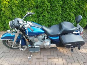 Blue Harley-Davidson FLHT 2006 in Vilnius, with an engine capacity of 1.45 L and mileage of 23 thousand km for 4400 €, photo 12 on AUTOMOTO.COM.LV
