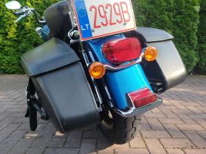Blue Harley-Davidson FLHT 2006 in Vilnius, with an engine capacity of 1.45 L and mileage of 23 thousand km for 4400 €, photo 14 on AUTOMOTO.COM.LV