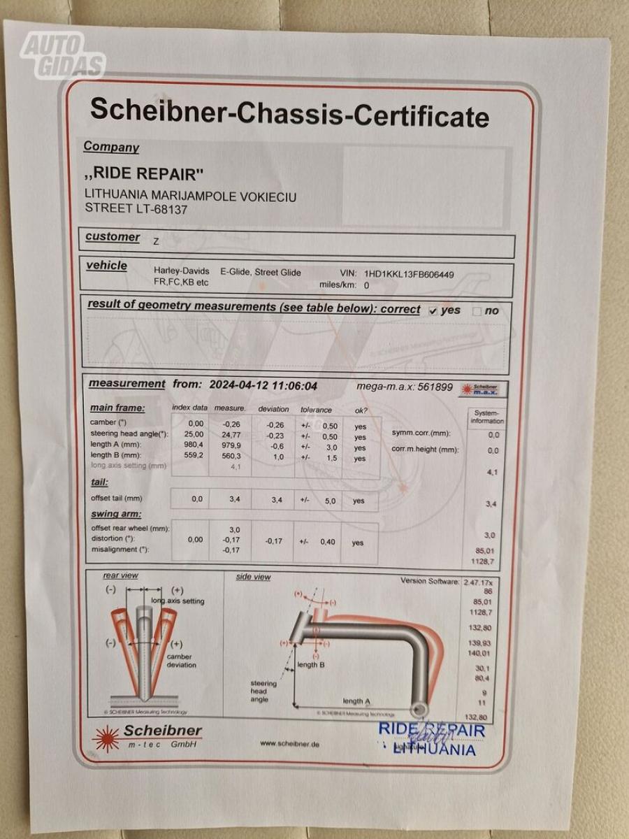 Pelēks Harley-Davidson FLHT 2015 Marijampole, ar dzinēja tilpumu 1.70 L un nobraukumu 0 tūkst. km par 11200 €, foto 9 vietnē AUTOMOTO.COM.LV