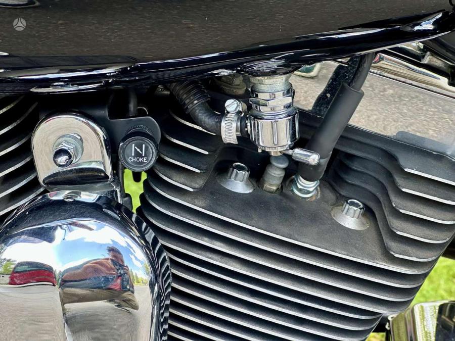 Black Harley-Davidson Flhtcui 2004 in Vilnius, with an engine capacity of 1.55 L and mileage of 55 thousand km for 5250 €, photo 11 on AUTOMOTO.COM.LV