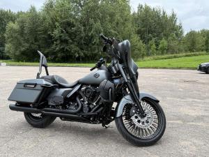 Grey Harley-Davidson Flhtcui 2013 in Kaunas, with an engine capacity of 1.69 L and mileage of 34 thousand km for 11200 €, photo 16 on AUTOMOTO.COM.LV