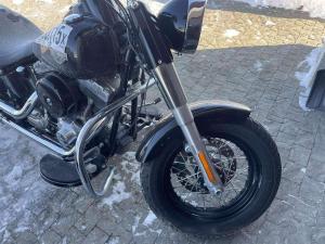 Black Harley-Davidson FLS 2015 in Klaipeda, with an engine capacity of 1.69 L and mileage of 9 thousand km for 7500 €, photo 5 on AUTOMOTO.COM.LV