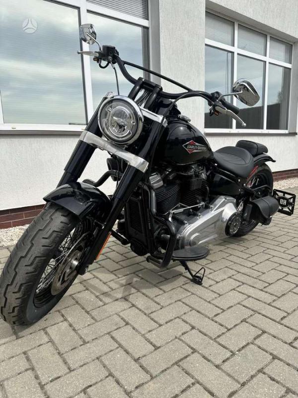 Black Harley-Davidson FLS 2019 in Klaipeda, with an engine capacity of 1.75 L and mileage of 14 thousand km for 10950 €, photo 11 on AUTOMOTO.COM.LV
