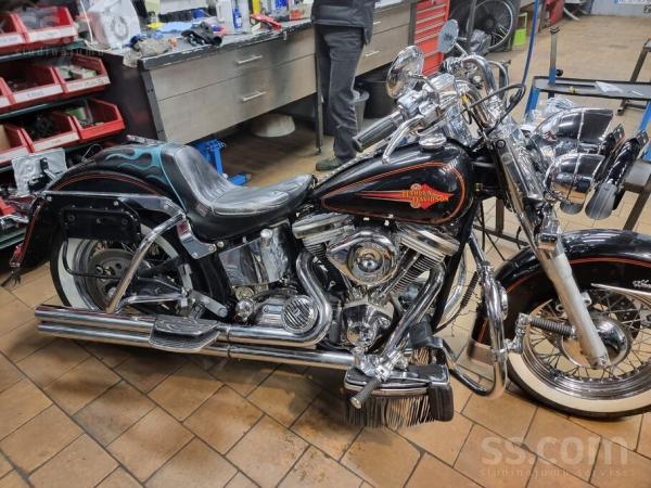 Harley-Davidson FLSTC 1986 Rīga, ar dzinēja tilpumu 1.40 L un nobraukumu 0 tūkst. km par 11000 €, foto 1 vietnē AUTOMOTO.COM.LV