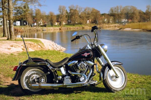 Harley-Davidson FLSTF 1998 in Riga, with an engine capacity of 1.34 L and mileage of 0 thousand km for 8900 €, photo 3 on AUTOMOTO.COM.LV