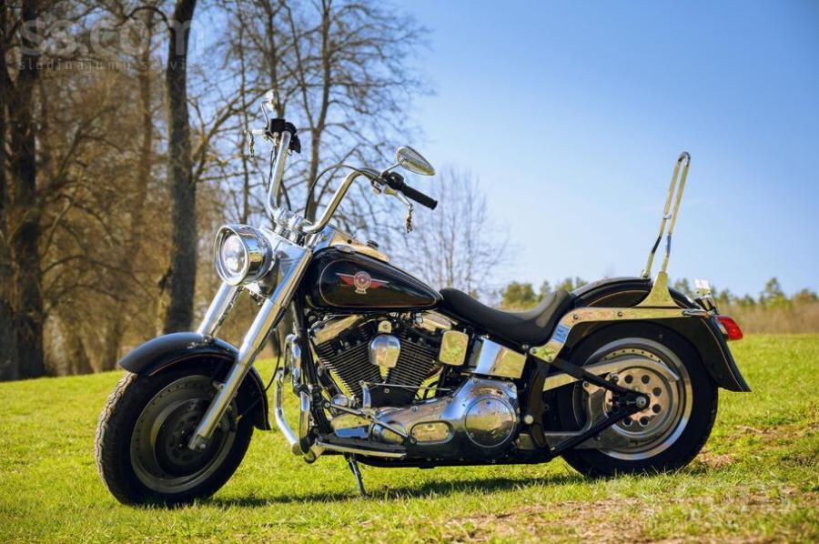 Harley-Davidson FLSTF 1998 in Riga, with an engine capacity of 1.34 L and mileage of 0 thousand km for 8900 €, photo 4 on AUTOMOTO.COM.LV