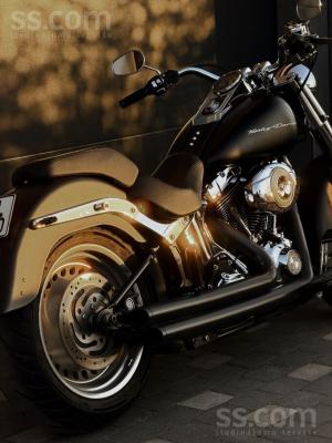 Harley-Davidson FLSTF 2009 in Riga, with an engine capacity of 1.58 L and mileage of 0 thousand km for 12800 €, photo 6 on AUTOMOTO.COM.LV