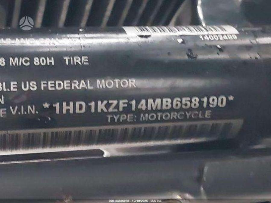 Black Harley-Davidson FLTR 2021 in Klaipeda, with an engine capacity of 1.87 L and mileage of 1 thousand km for 7000 €, photo 10 on AUTOMOTO.COM.LV