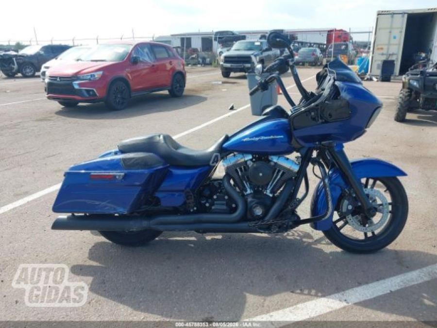 Zils Harley-Davidson FLTR Klaipėda, ar dzinēja tilpumu 0.00 L un nobraukumu 0 tūkst. km par 8500 €, foto 13 vietnē AUTOMOTO.COM.LV