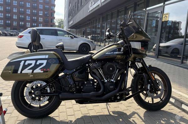 Green Harley-Davidson FXLRST 2022 in Vilnius, with an engine capacity of 1.92 L and mileage of 21 thousand km for 19900 €, photo 1 on AUTOMOTO.COM.LV