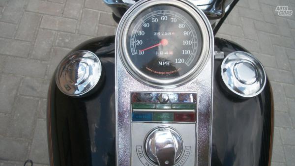 Black Harley-Davidson FXST 1993 in Vilnius, with an engine capacity of 1.34 L and mileage of 68 thousand km for 6600 €, photo 3 on AUTOMOTO.COM.LV