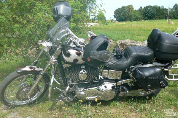 Black Harley-Davidson FXST 1993 in Vilnius, with an engine capacity of 1.34 L and mileage of 68 thousand km for 6600 €, photo 8 on AUTOMOTO.COM.LV