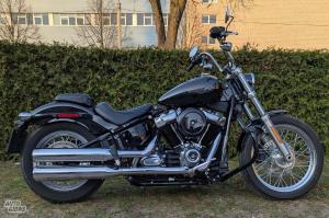 Black Harley-Davidson FXST 2020 in Kaunas, with an engine capacity of 1.75 L and mileage of 20 thousand km for 10500 €, photo  on AUTOMOTO.COM.LV