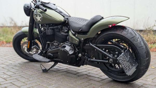 Zaļš Harley-Davidson Heritage Softail 2018 Klaipėda, ar dzinēja tilpumu 1.70 L un nobraukumu 48 tūkst. km par 13500 €, foto 11 vietnē AUTOMOTO.COM.LV